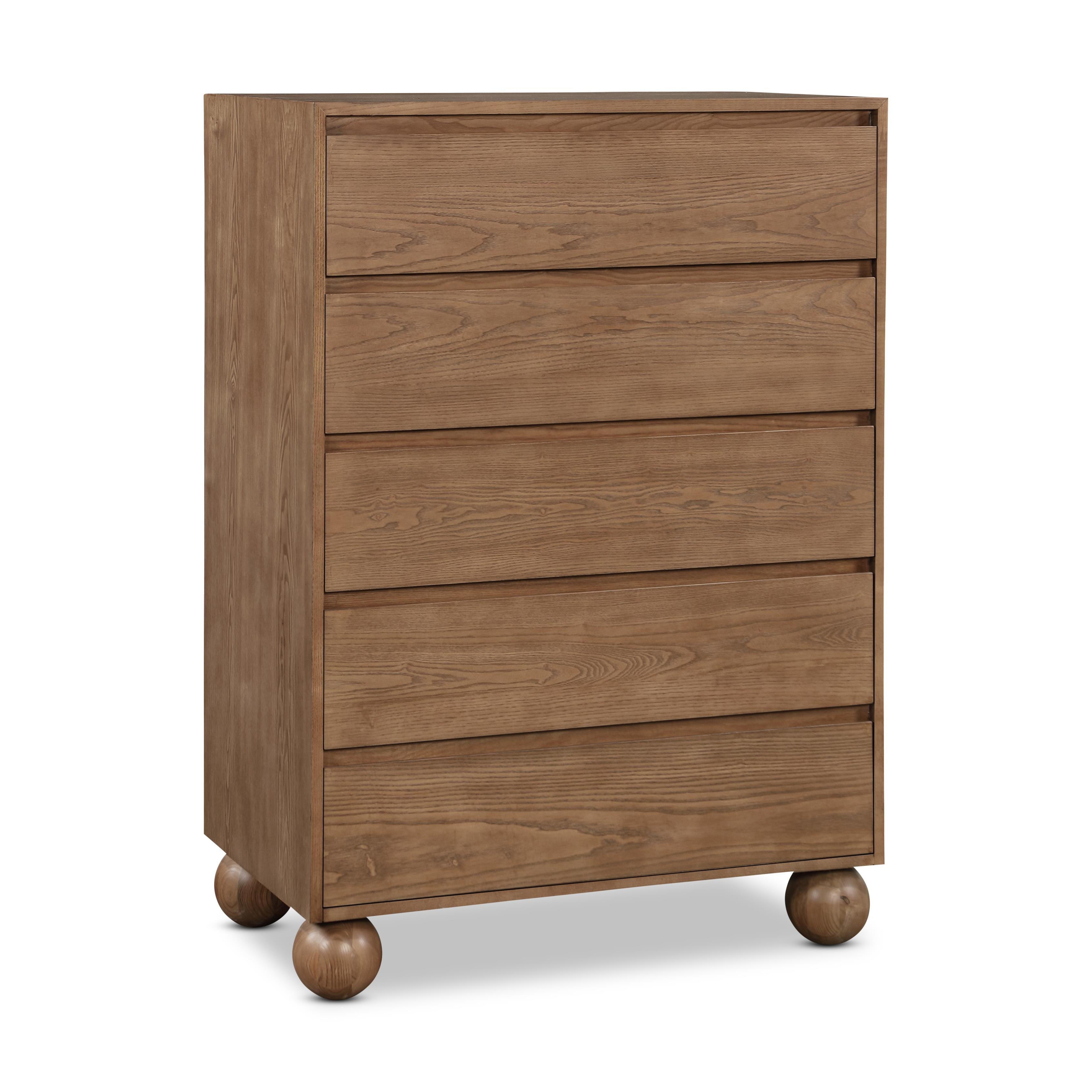 Meridian Kent Walnut Ash Wood Chest